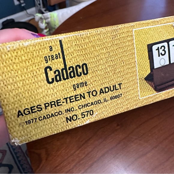 Cadaco | Games | Vintage 977 Rumi K By Cadaco Family Game International ...